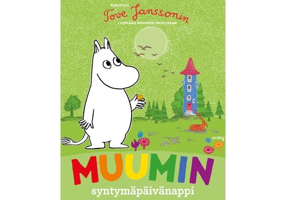 Muumin syntymäpäivänappi - Aurinko Kustannus